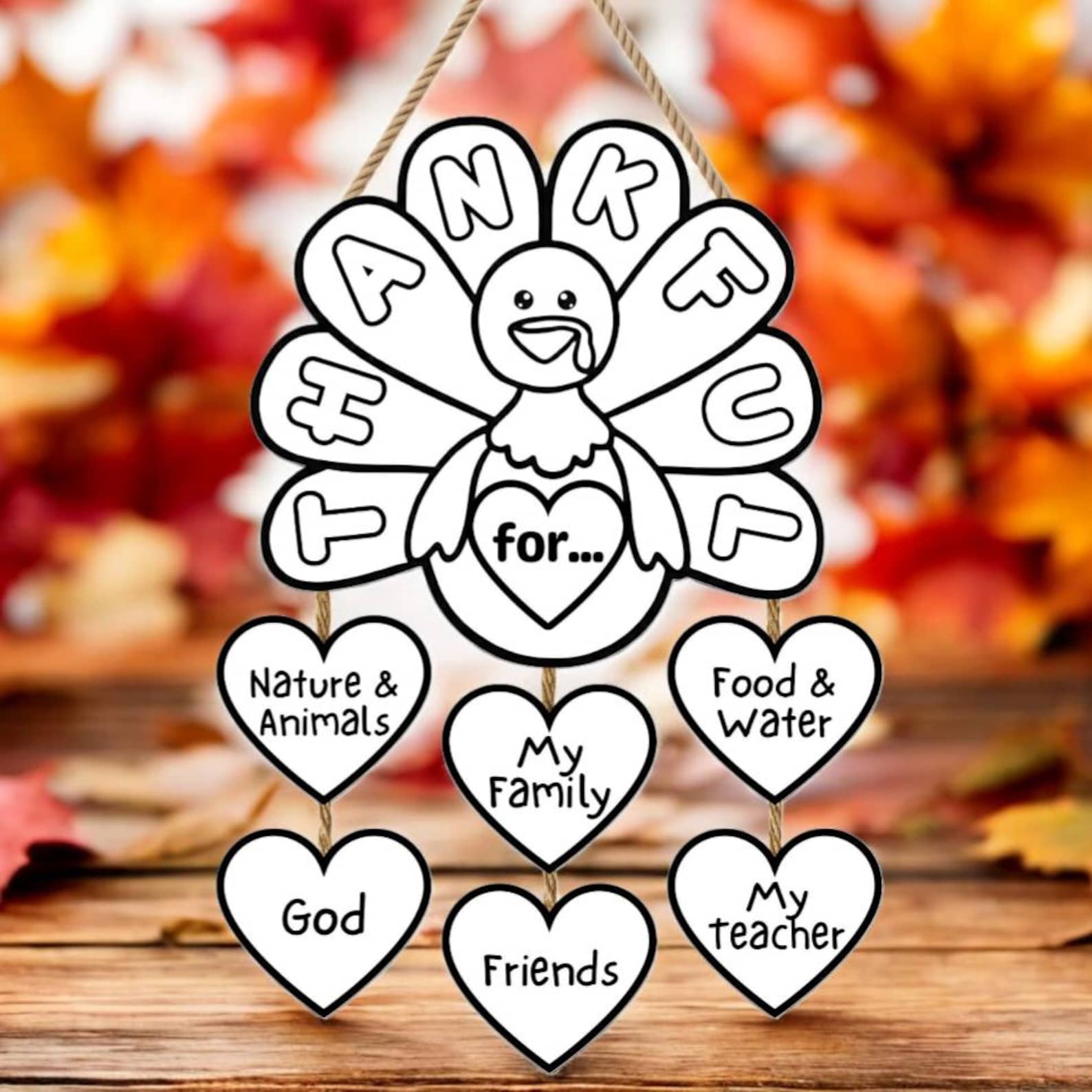 Thankful Turkey Mobile, Thanksgiving Crafts Sunday School Crafts ...