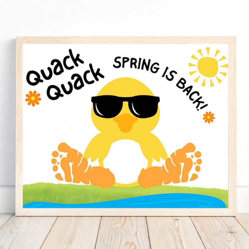 Spring Handprint, Spring Handprint Craft, Kids Spring Craft Activity ...