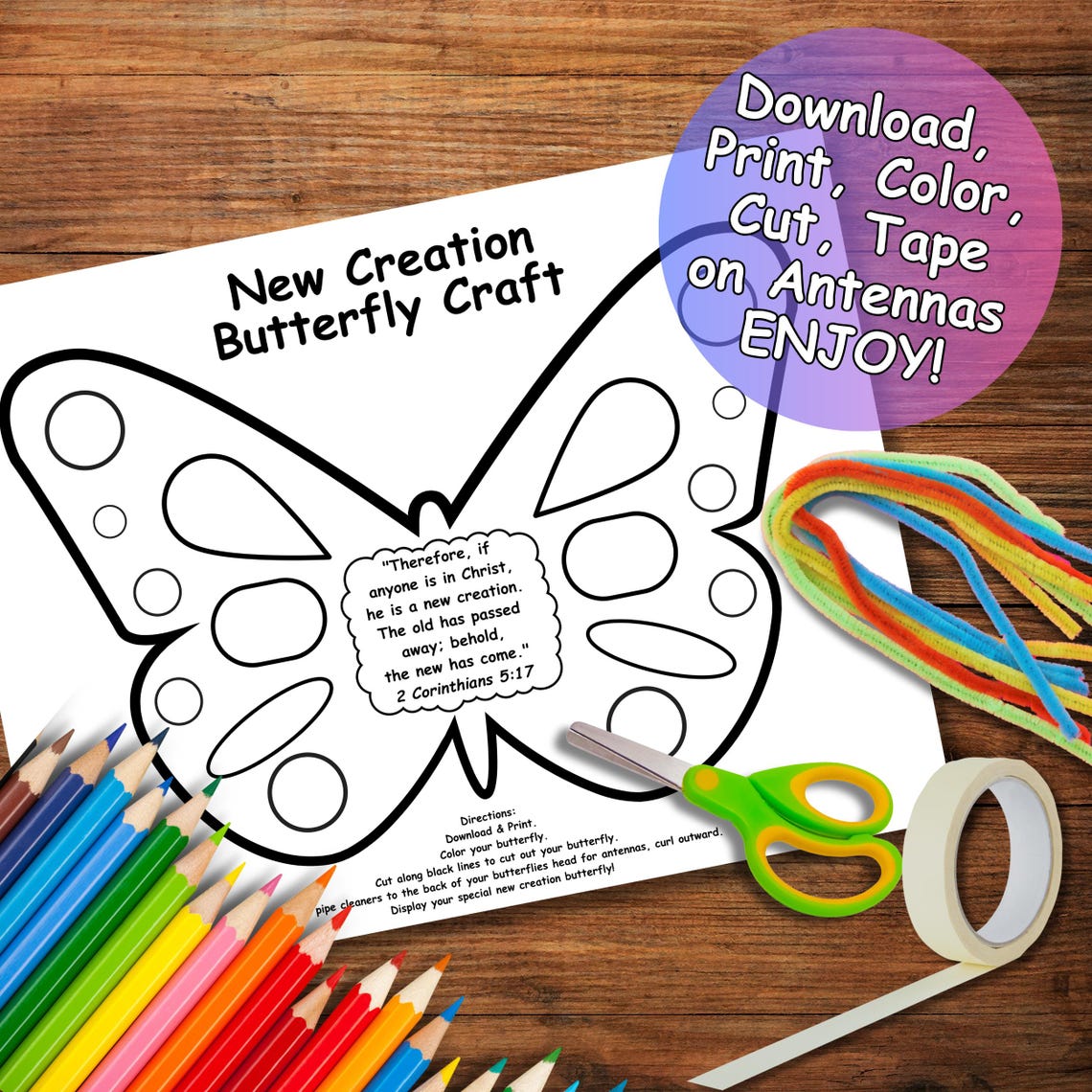 Summer Crafts, Christian Coloring Pages, Spring Crafts, Summer ...