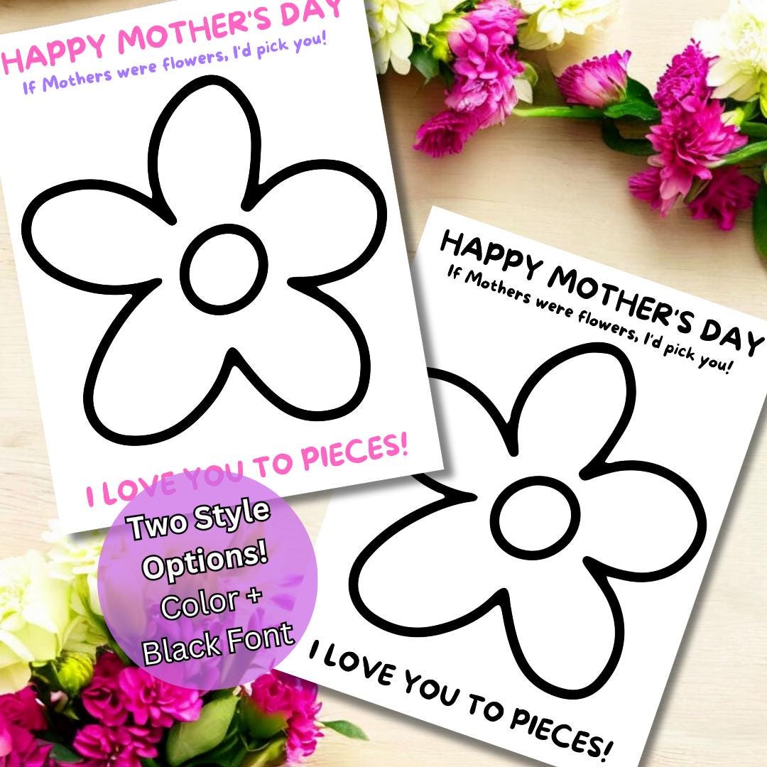 Mothers Day Flower Crafts, Mothers Day Activity, Daycare Preschool ...