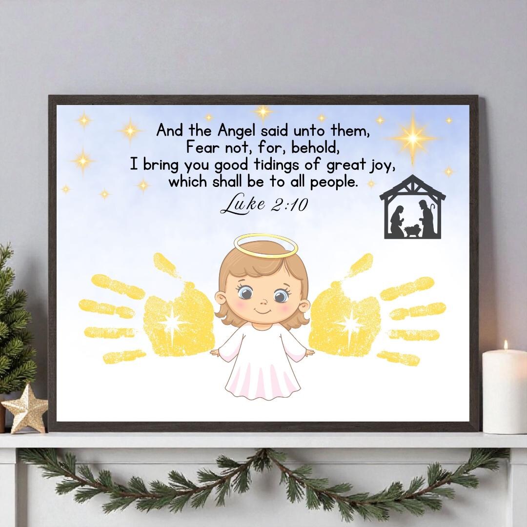 Christmas Handprint Craft, Christmas Crafts Christian Sunday School ...