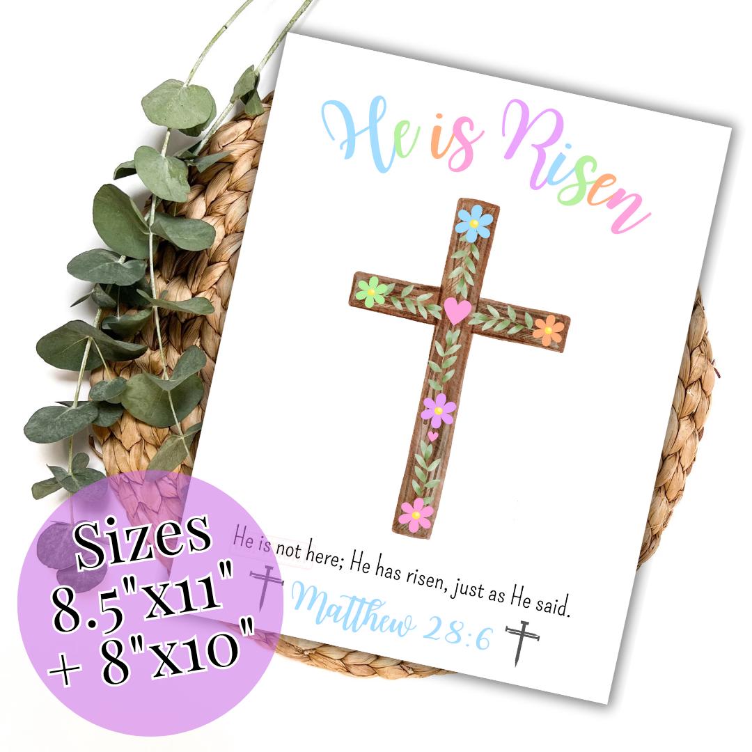 Easter Craft for Kids, Easter Handprint Art, He is Risen, Easter ...