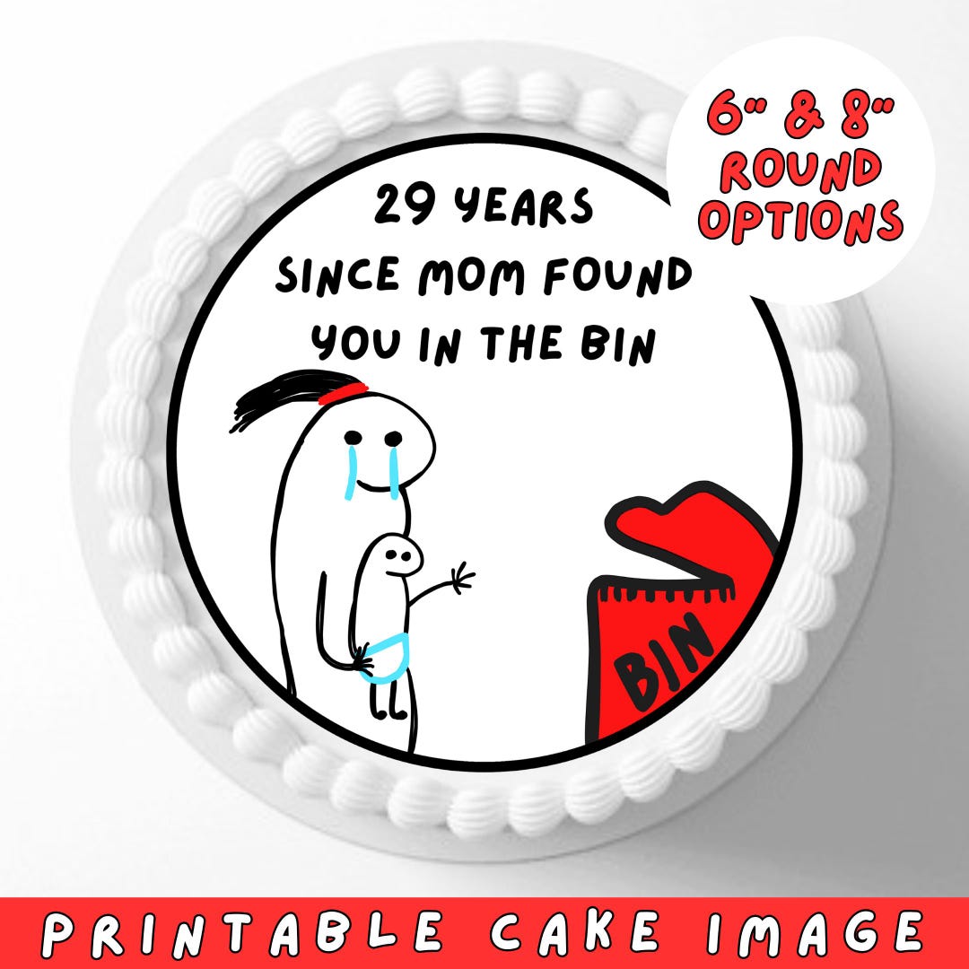 29th Birthday Cake Topper, Birthday Decor, 29th Birthday, Funny ...