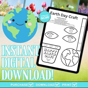 Earth Day Crafts, Earth Day Crafts for Kids, Earth Day Activity, Earth ...