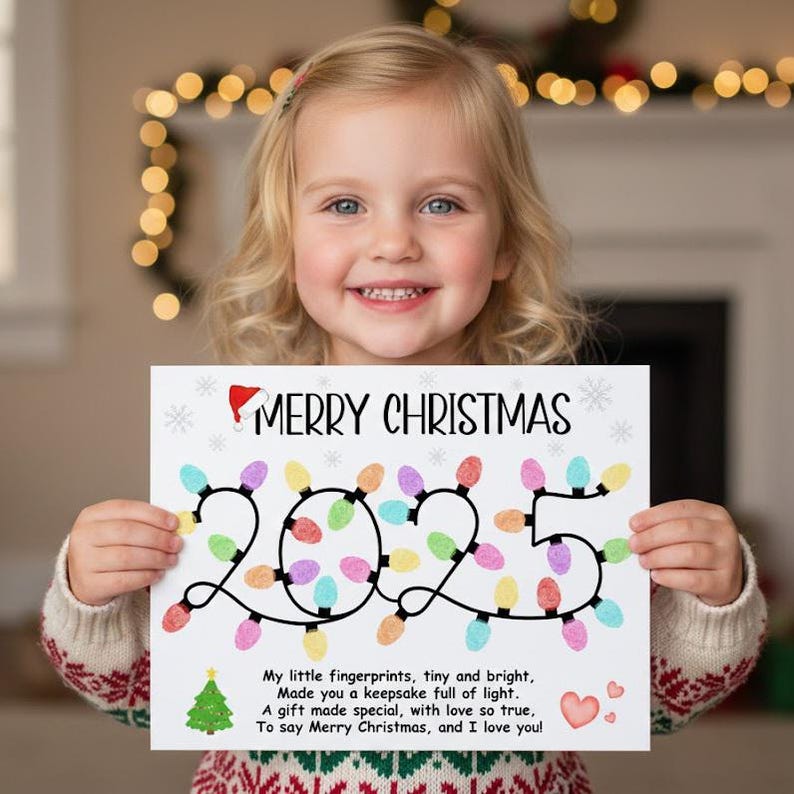 Christmas Handprint Art Poem, Kindergarten Preschool Prek Daycare ...