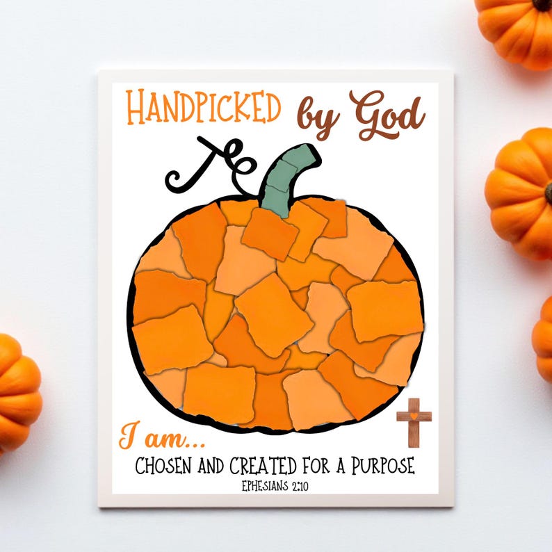 Handpicked by God Sunday School Activity Fall Crafts for Kids ...