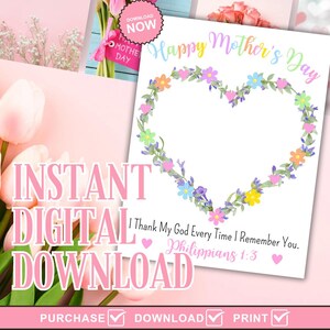 Christian Mothers Day Crafts for Kids, Mothers Day Handprint Art, Kids ...