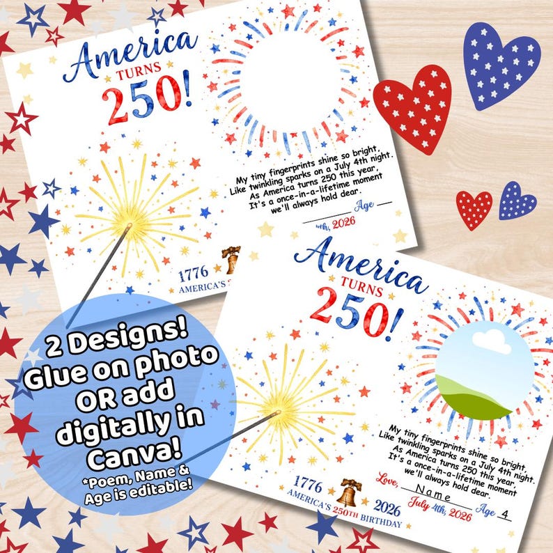 4th of July Craft for Kids America 250 Fingerprint Craft Fourth of July ...