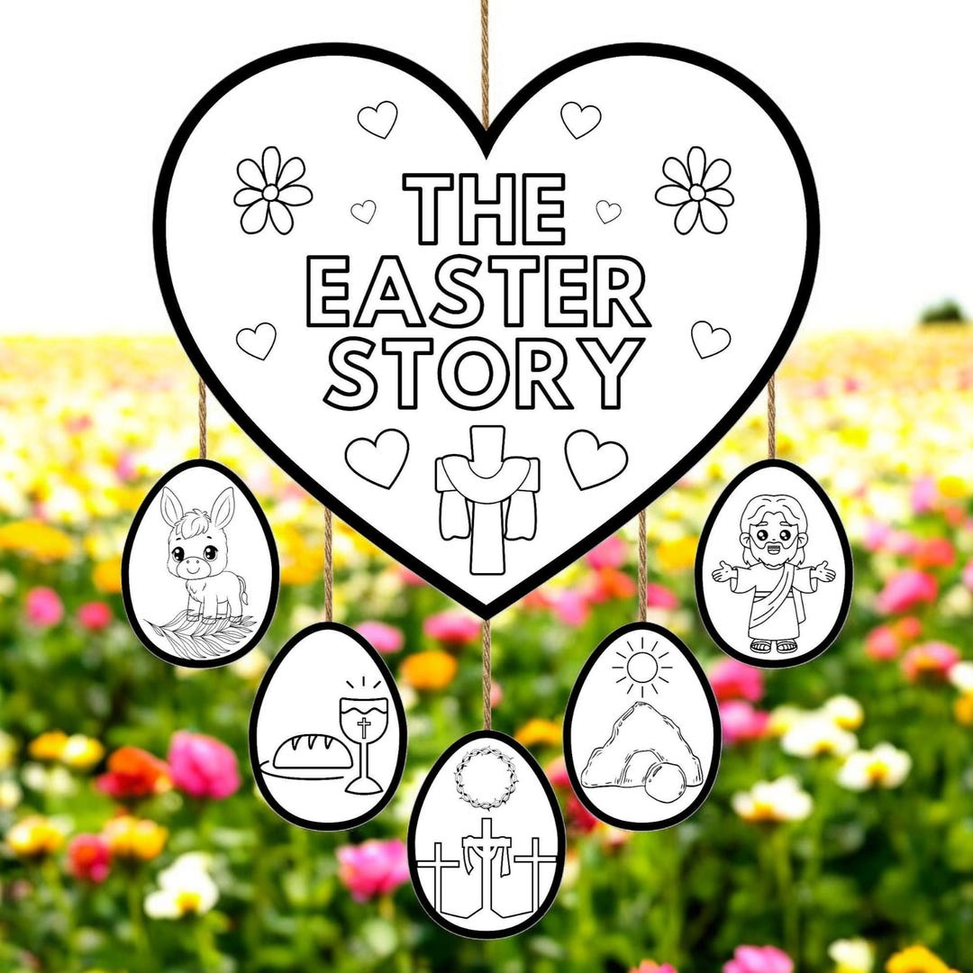 Easter Crafts, Kids Easter Activity, Easter Printable, Easter Story ...
