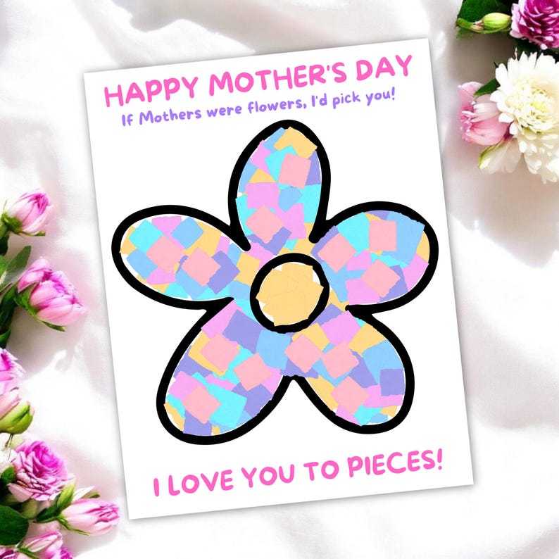Mothers Day Flower Crafts, Mothers Day Activity, Daycare Preschool ...