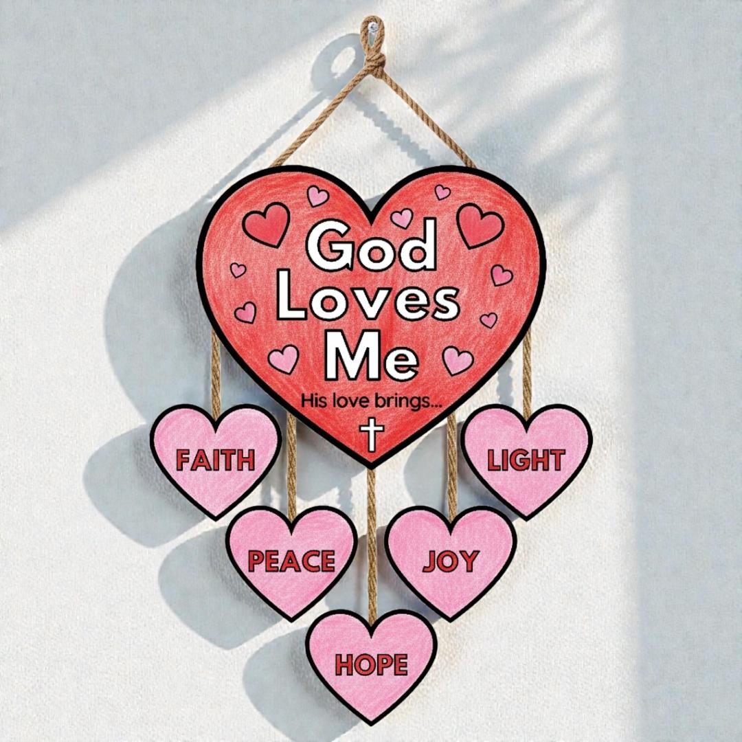 Valentines Day Crafts Sunday School Lesson Valentines Activity ...