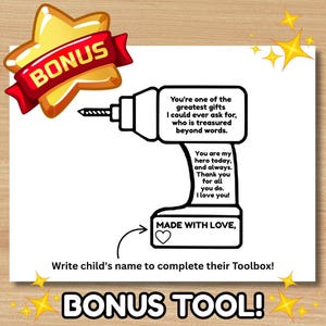 Fathers Day Crafts, Fathers Day Toolbox Craft, Toolbox Gift for Dad ...