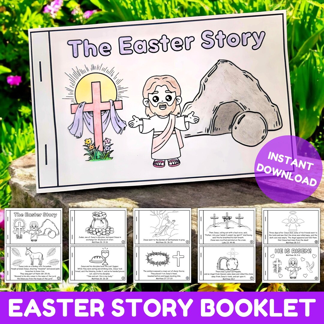Easter Craft, Easter Story Book, Easter Activities, Holy Week, Bible ...