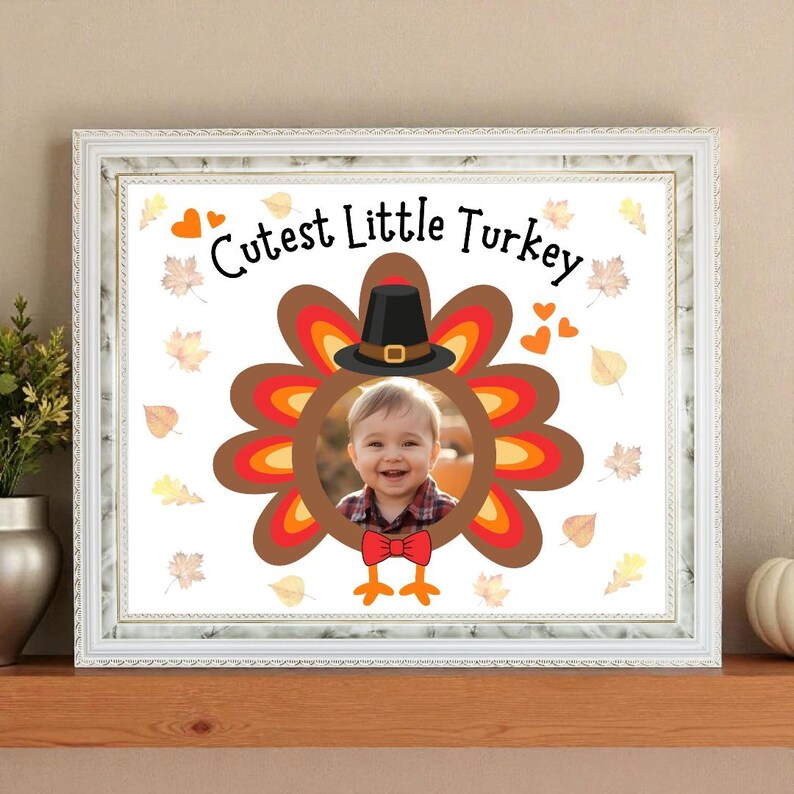 Thanksgiving Crafts for Kids, Thanksgiving Turkey Photo Craft Toddler ...