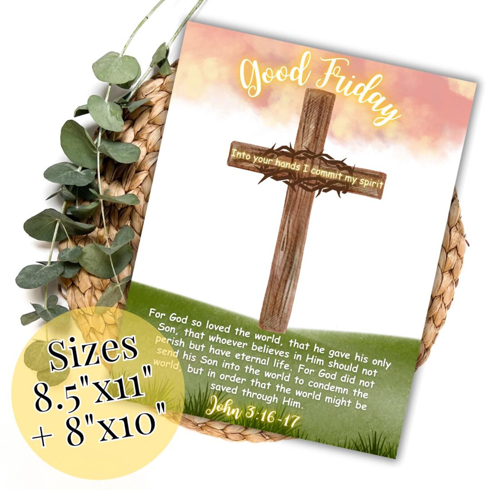Good Friday Craft, Good Friday Handprint Craft, Easter Handprint Art ...