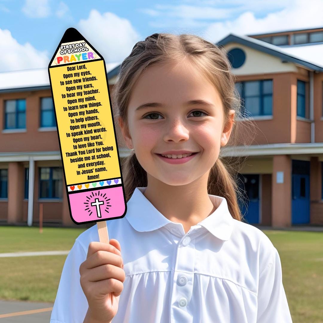 Bible Craft for Kids, Back to School Christian Activity, Printable ...