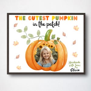 Fall Crafts for Kids, Pumpkin Crafts, Fall Handprint Craft ...