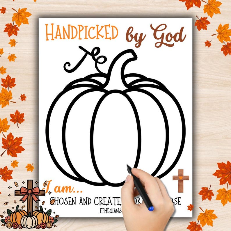 Handpicked by God Sunday School Activity Fall Crafts for Kids ...