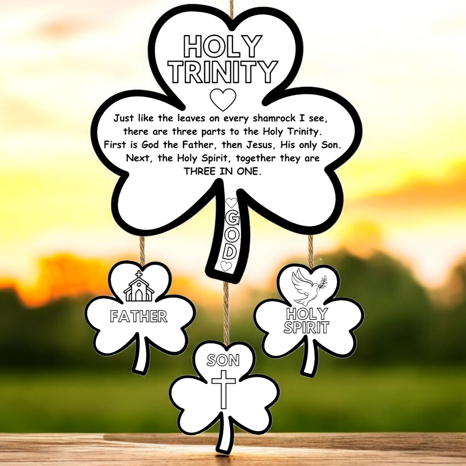 St. Patricks Day Crafts, Kids St. Patricks Activity Printable, Bible ...