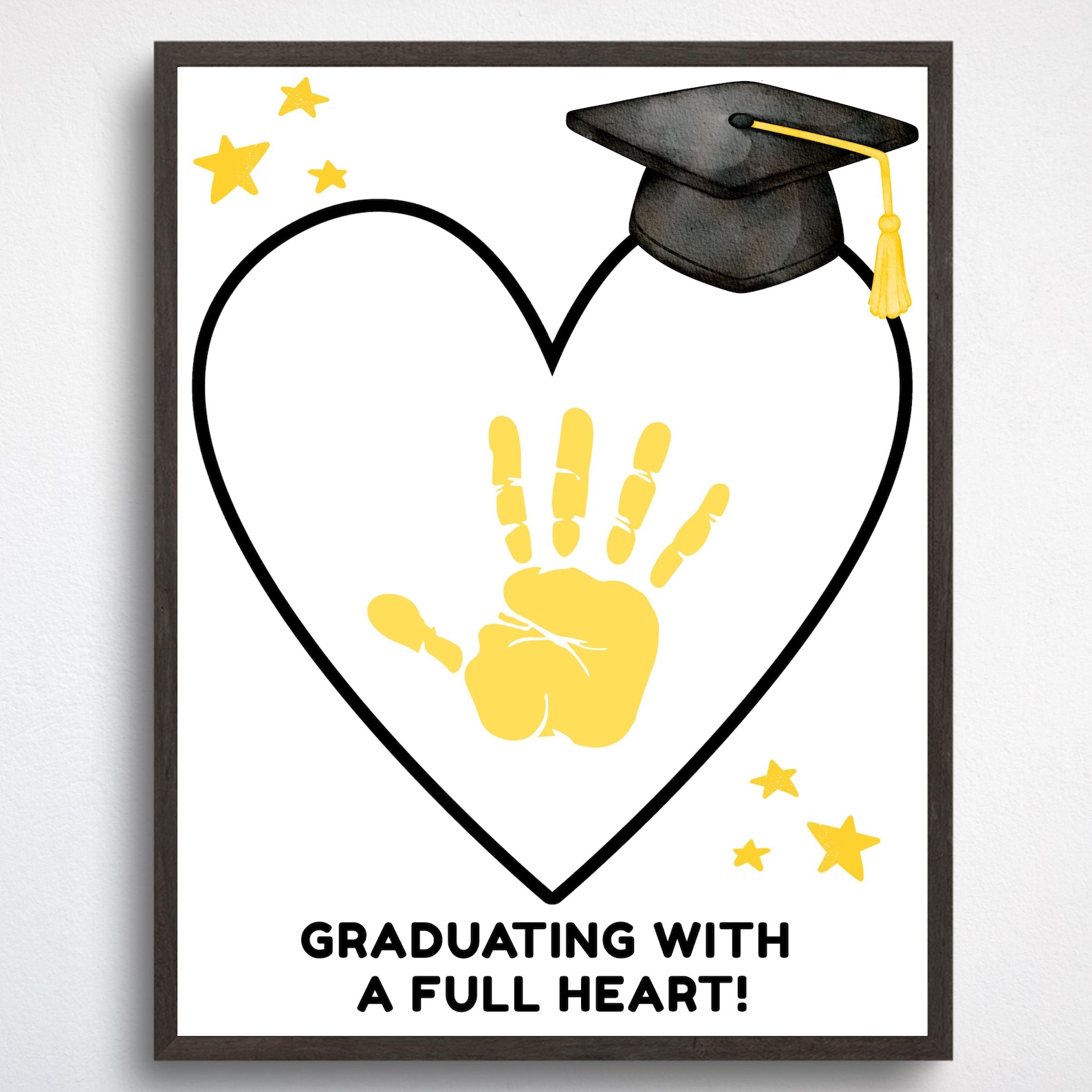 Graduation Crafts, Graduation Handprint Art, Graduation Hand Print ...