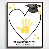 Last Day of School / Graduation Handprint Craft - Etsy