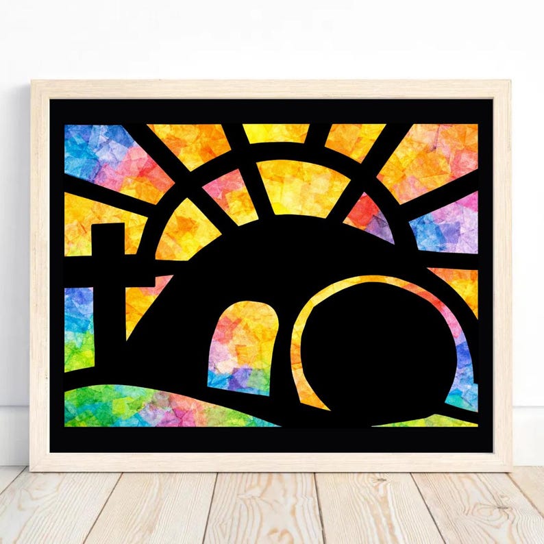 He is Risen Easter Craft Christian Easter Craft for Kids Resurrection ...