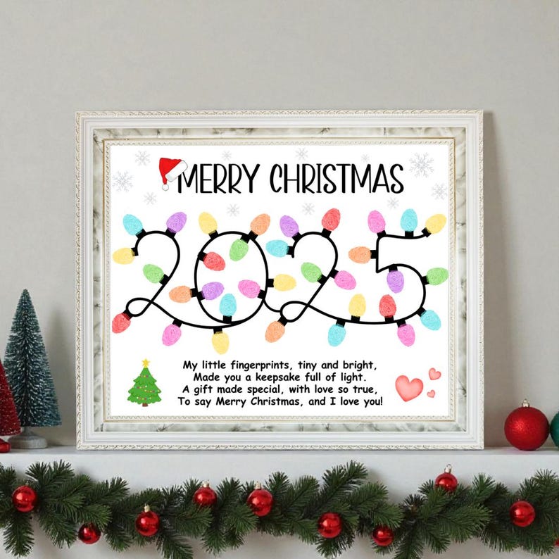 Christmas Handprint Art Poem, Kindergarten Preschool Prek Daycare ...