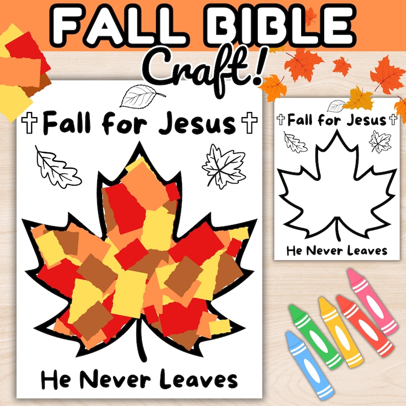 Sunday School Fall Crafts for Kids, Thanksgiving Printables Jesus Never ...