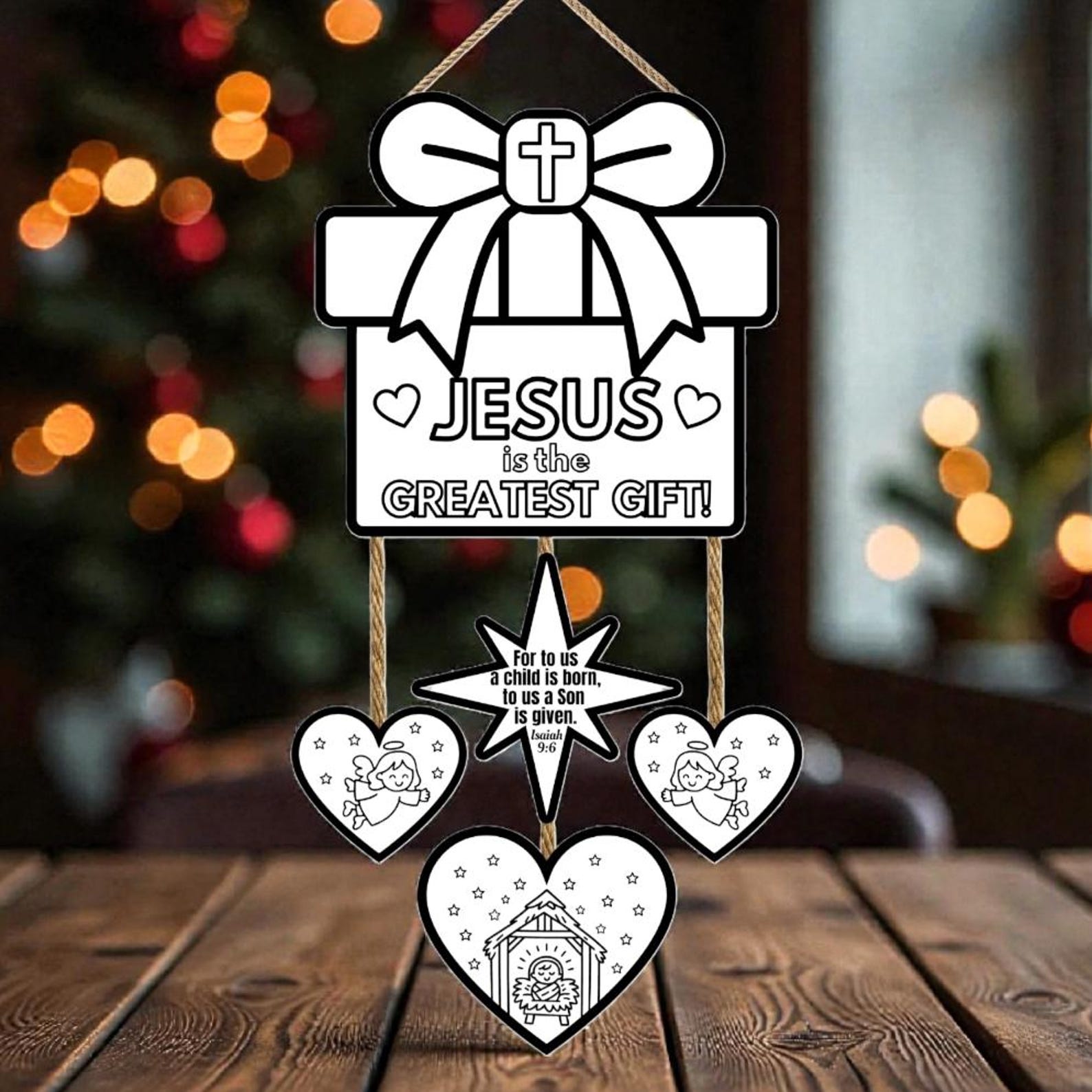 Christmas Bible Crafts Sunday School Activity, Religious Jesus Nativity ...