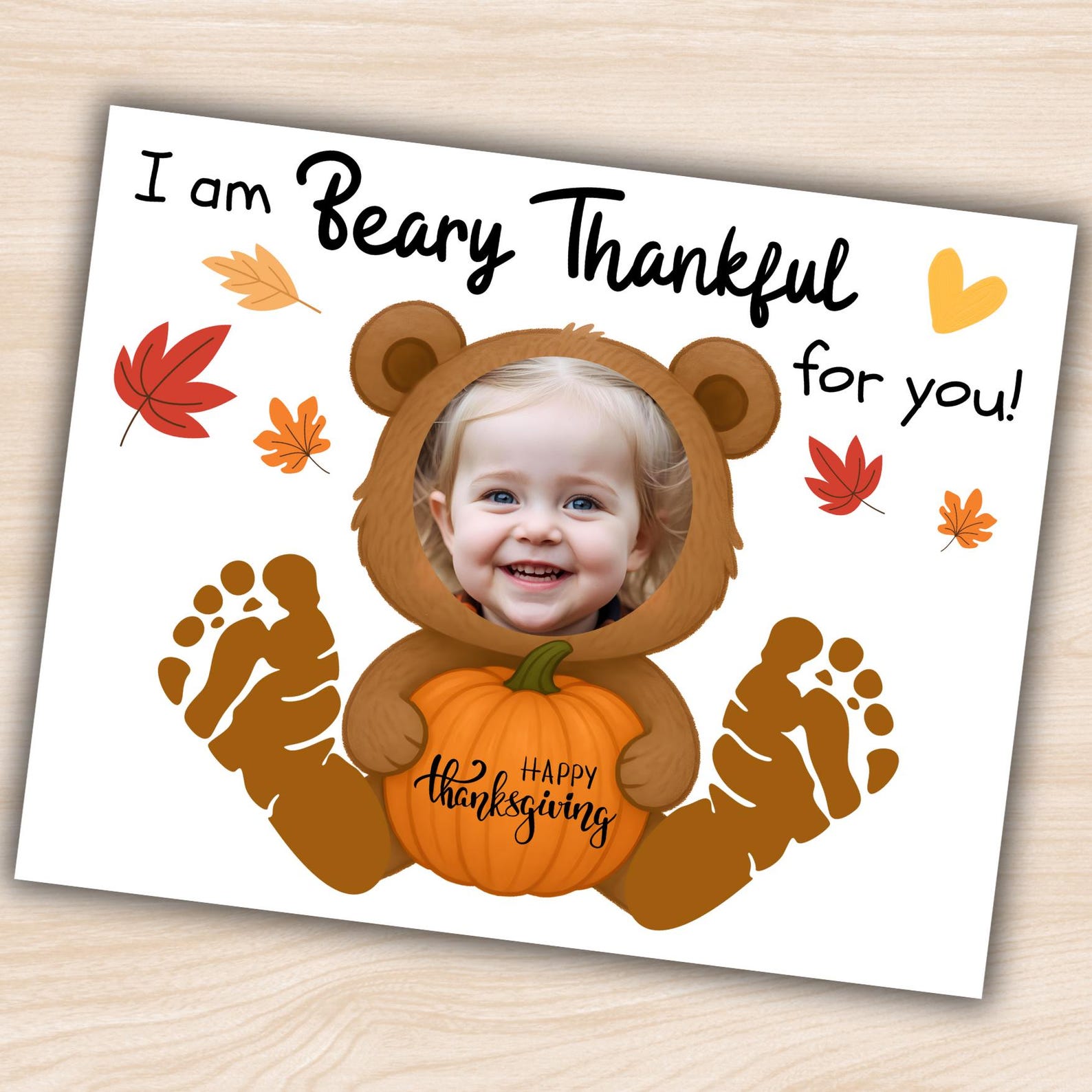 Thanksgiving Crafts for Kids, Thanksgiving Footprint Art Handprint ...
