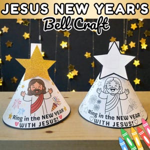 New Years Crafts Jesus New Year's Printable New Year Sunday School ...