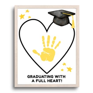 Graduation Crafts, Graduation Handprint Art, Graduation Hand Print ...