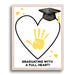 Graduation Crafts, Graduation Handprint Art, Graduation Hand Print ...