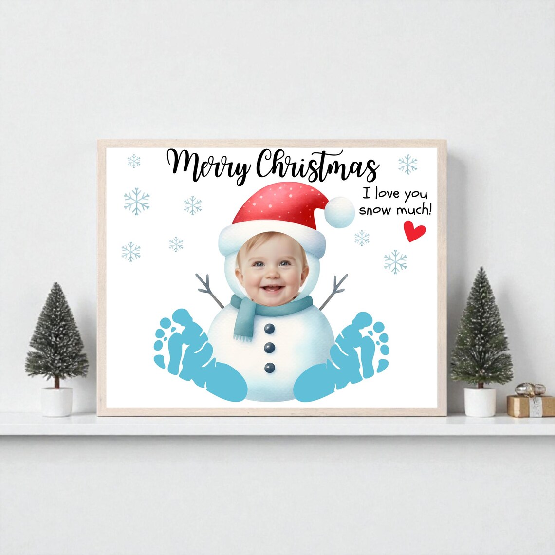 Christmas Crafts for Kids, Christmas Handprint Art, Christmas Gift ...