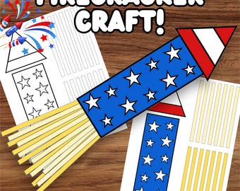 4th of July Primitive Firecracker Decor - Etsy