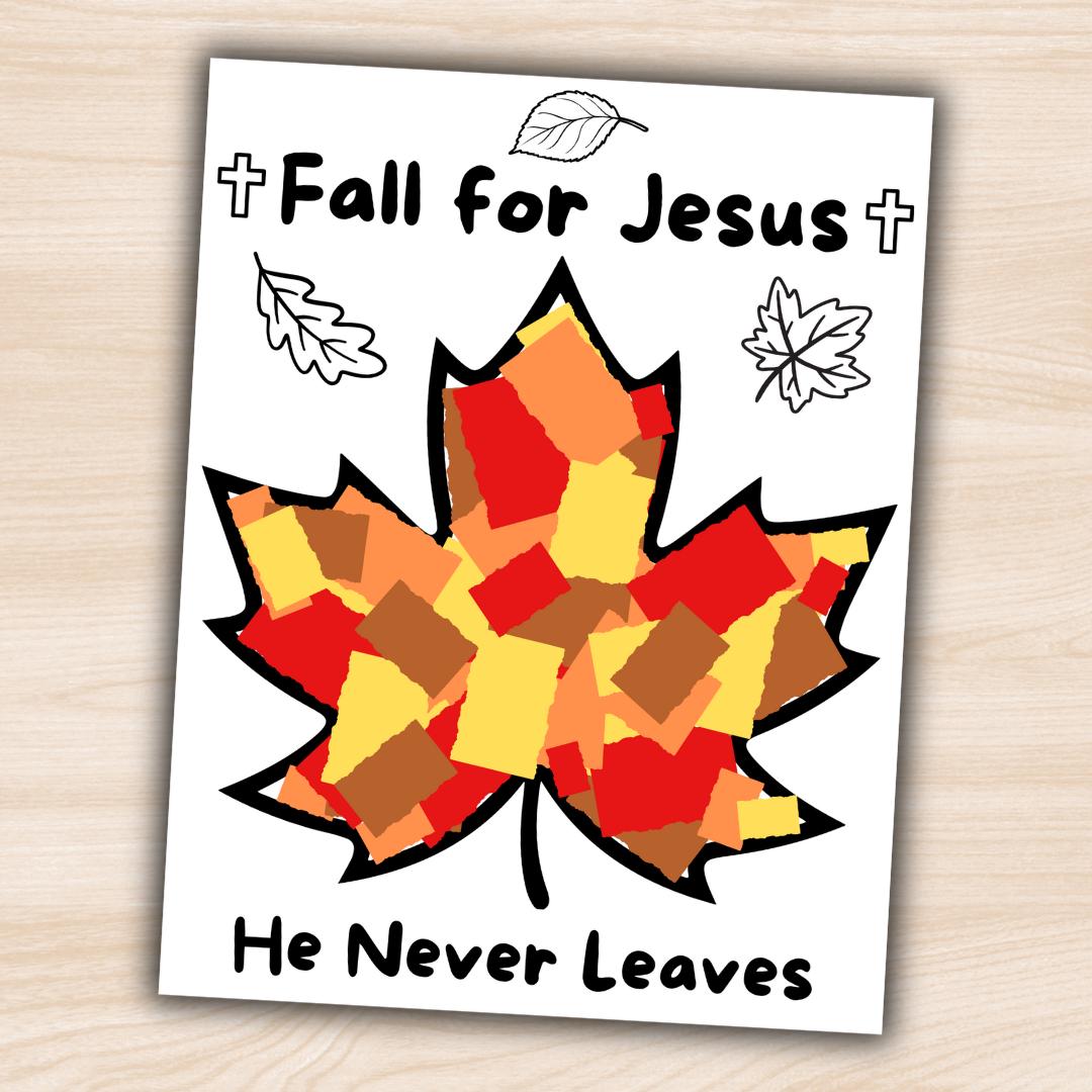 Sunday School Fall Crafts for Kids, Thanksgiving Printables Jesus Never ...
