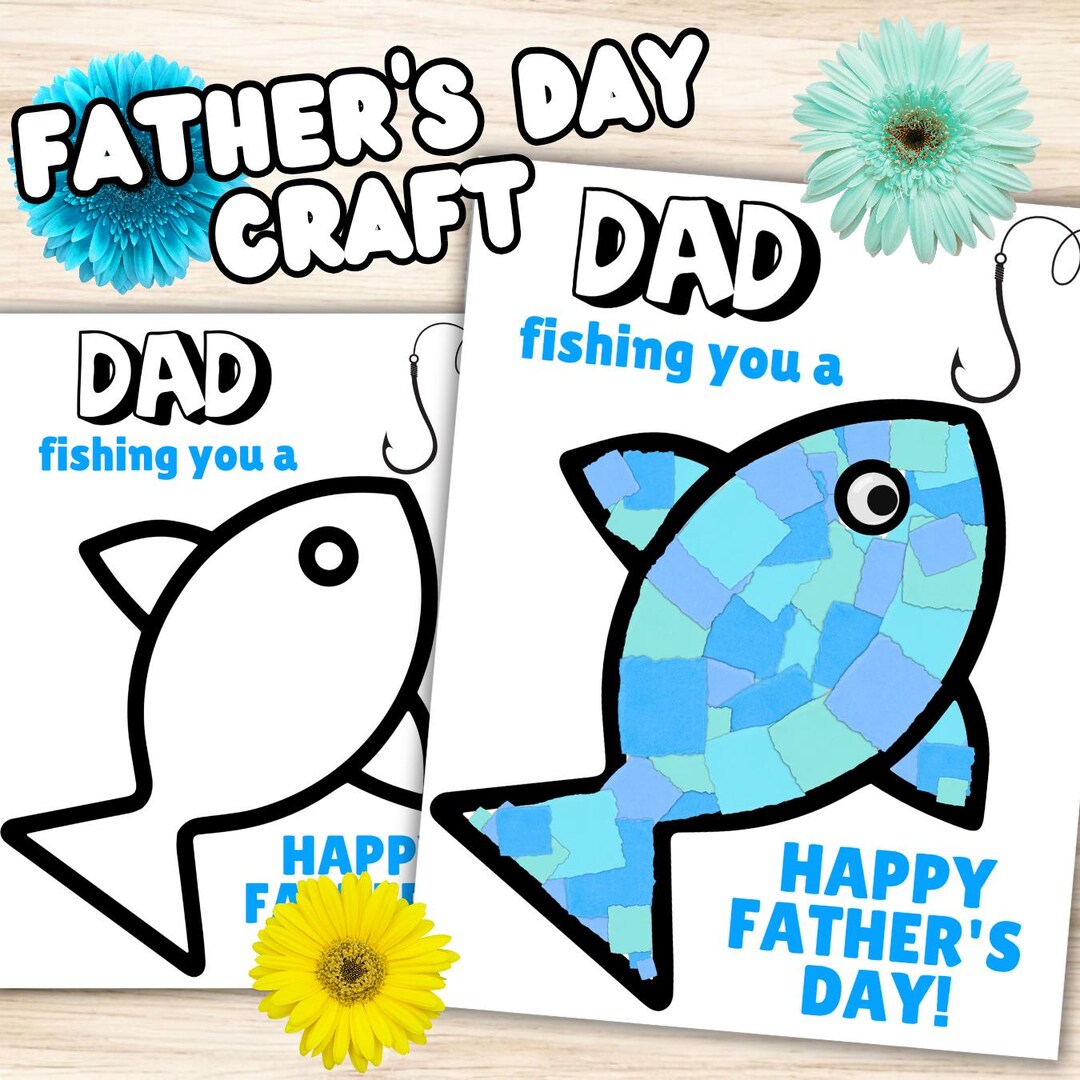 Fishing You A Happy Fathers Day, Fathers Day Crafts, Fathers Day Gift ...