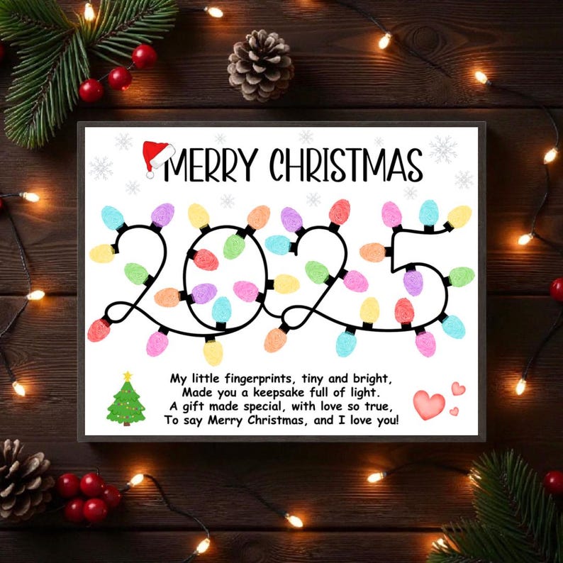 Christmas Handprint Art Poem, Kindergarten Preschool Prek Daycare ...