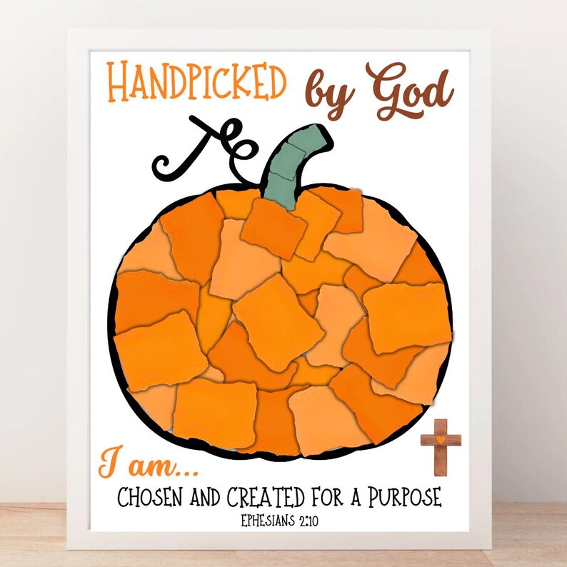 Handpicked by God Sunday School Activity Fall Crafts for Kids ...