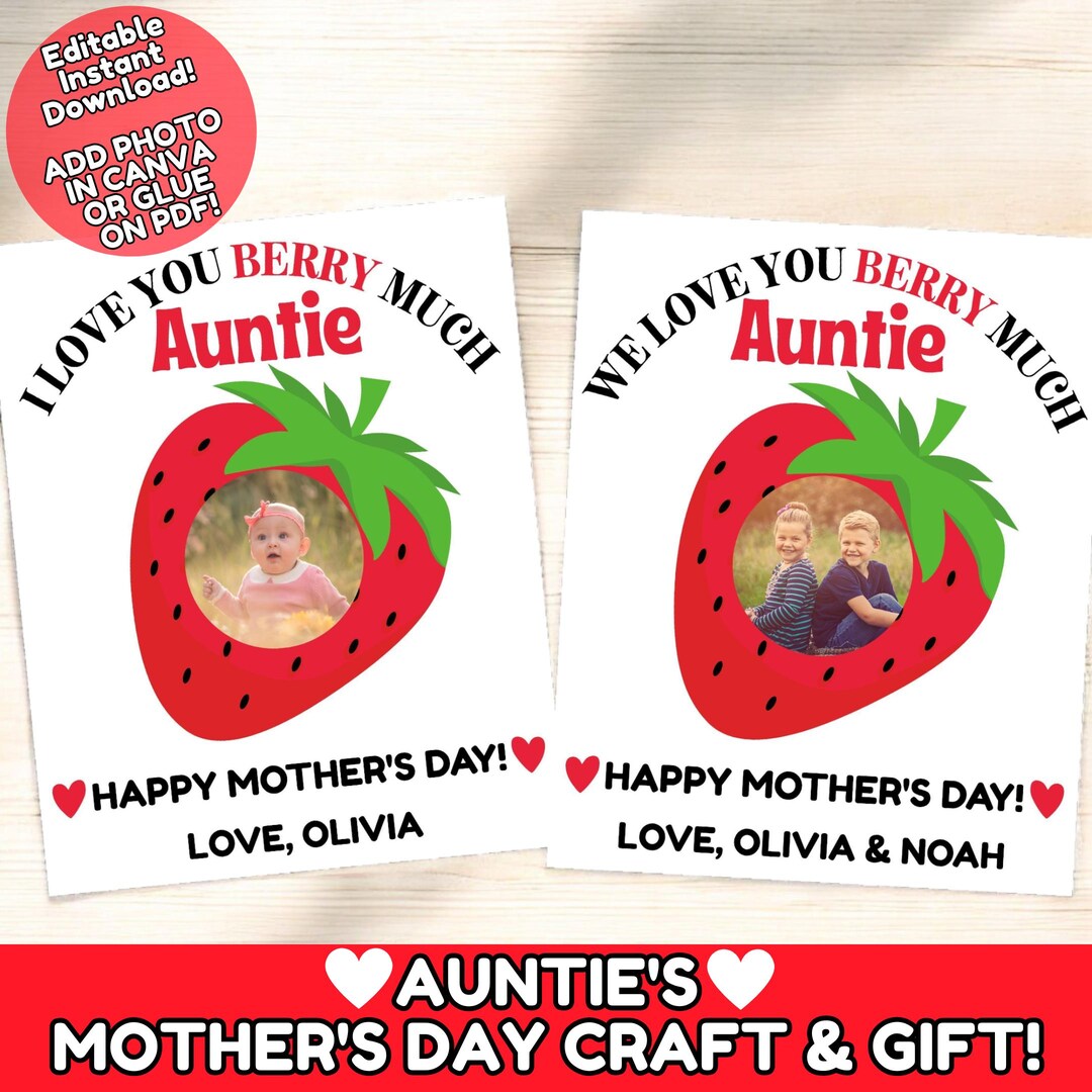 Mothers Day Crafts, Aunt Mothers Day Photo Craft, Kids Crafts Mothers ...