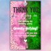 Wicked Thank You Tags, Wicked Inspired Birthday Favor Tags, Wicked Gift ...