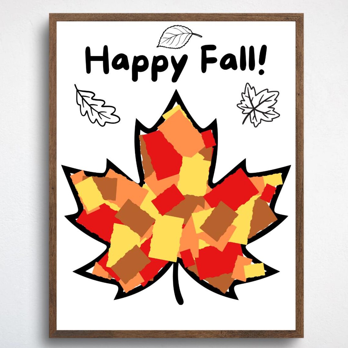 Easy Fall Crafts for Kids, Happy Fall Hello Fall Activity, Daycare ...