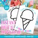 Kids Summer Sunday School Crafts, Torn Paper Crafts, Ice Cream Craft ...