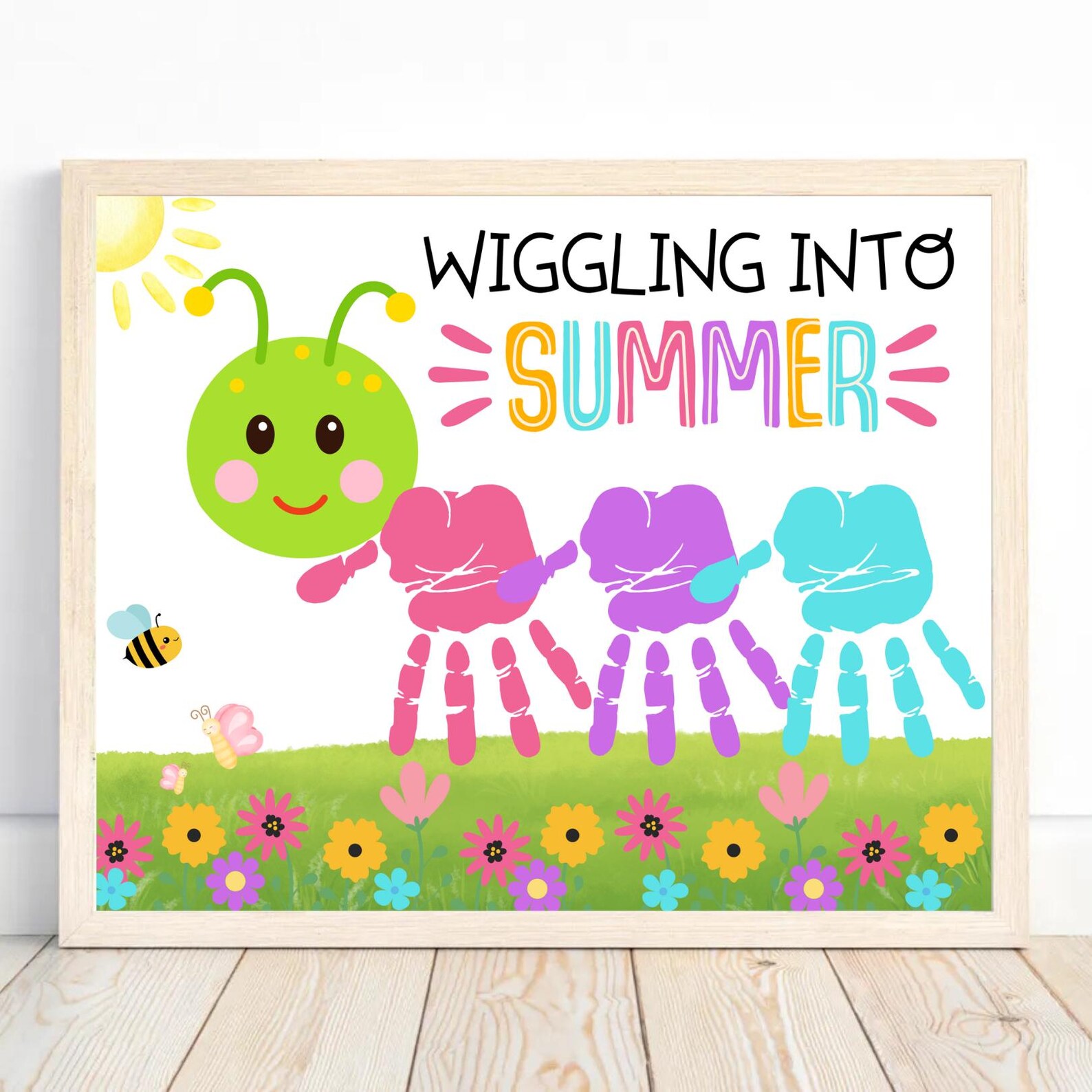 Summer Crafts for Kids, Handprint Art, Summer Craft, Kids Summer Craft ...