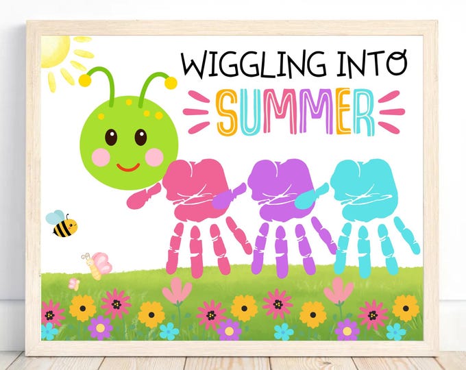 Summer Crafts for Kids, Handprint Art, Summer Craft, Kids Summer Craft ...