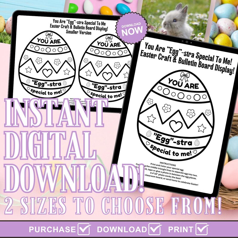 Easter Craft, Easter Crafts for Kids, Easter Printable for Kids, Easter ...