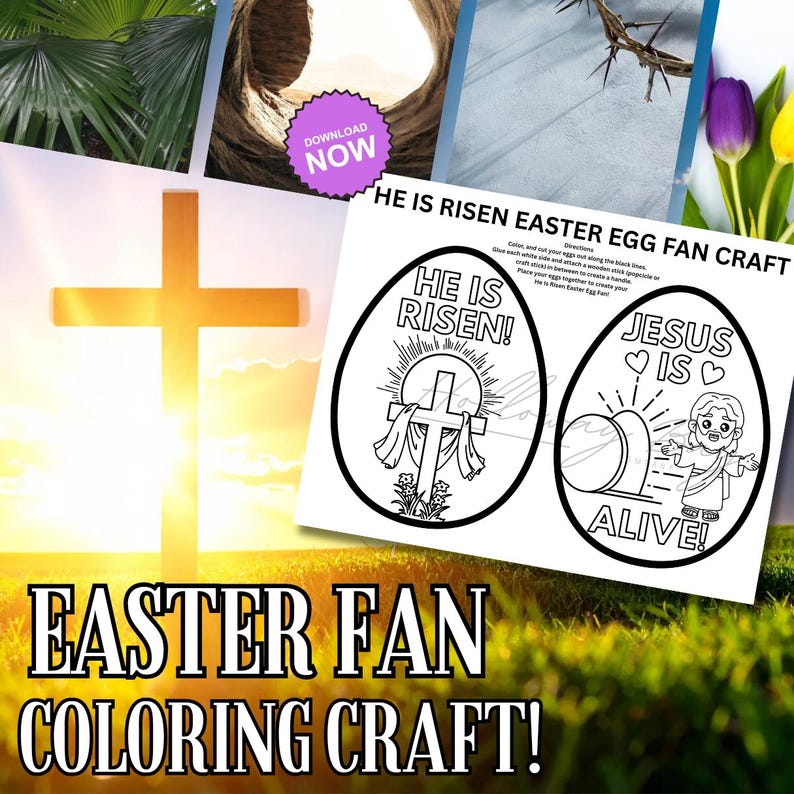 Easter Crafts for Kids Sunday School Activity Preschool Kindergarten ...