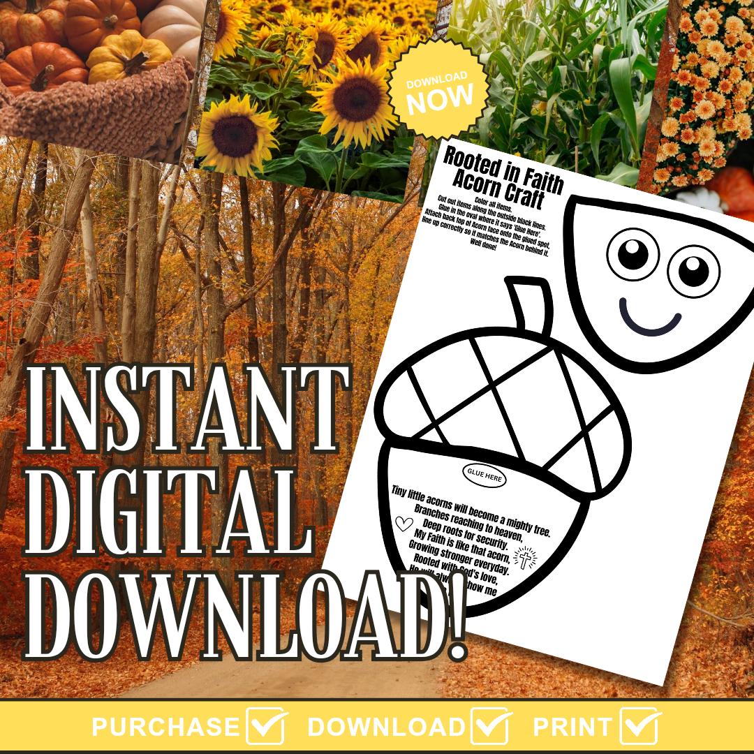 Fall Sunday School Crafts for Kids, Thanksgiving Crafts, Daycare ...