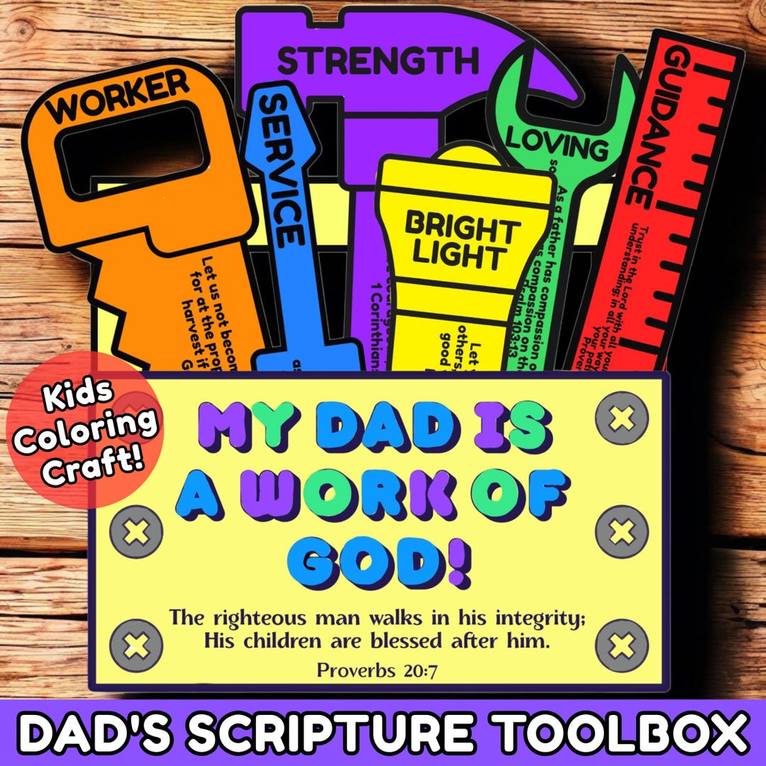 Father's Day Craft Sunday School Crafts, Fathers Day Toolbox Craft ...