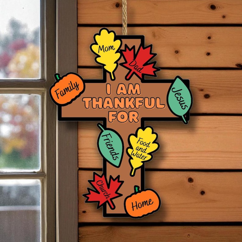 Thanksgiving Thankful Mobile, Fall Christian Crafts, Sunday School ...
